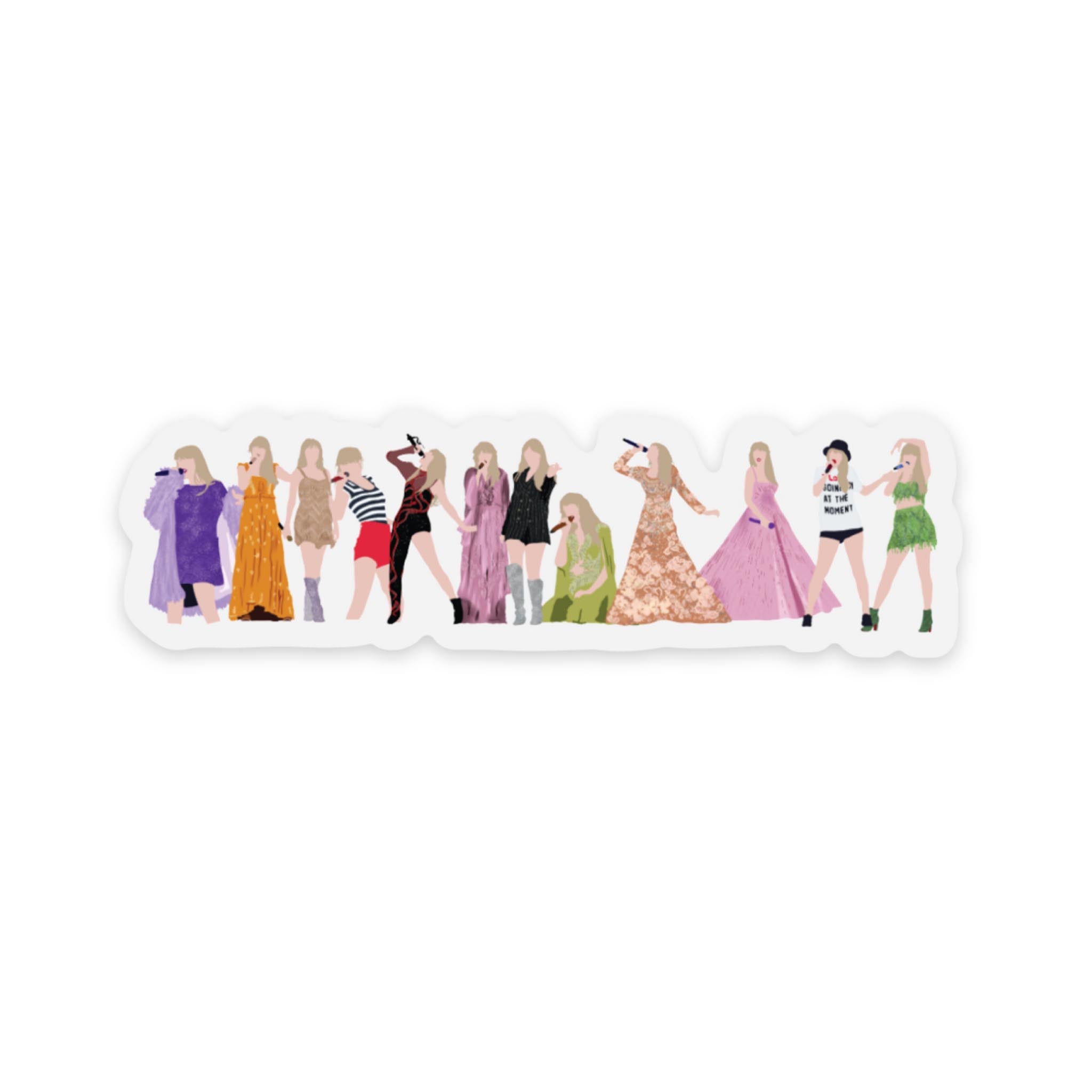 Taylor Swift Era Clear Matte Sticker – Jaybee Stationery Inc